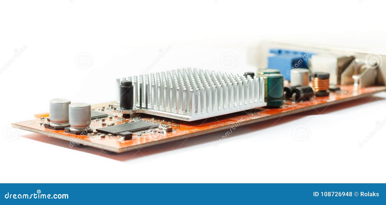 Electronic Device with Radiator Cooling Stock Photo - Image of ...