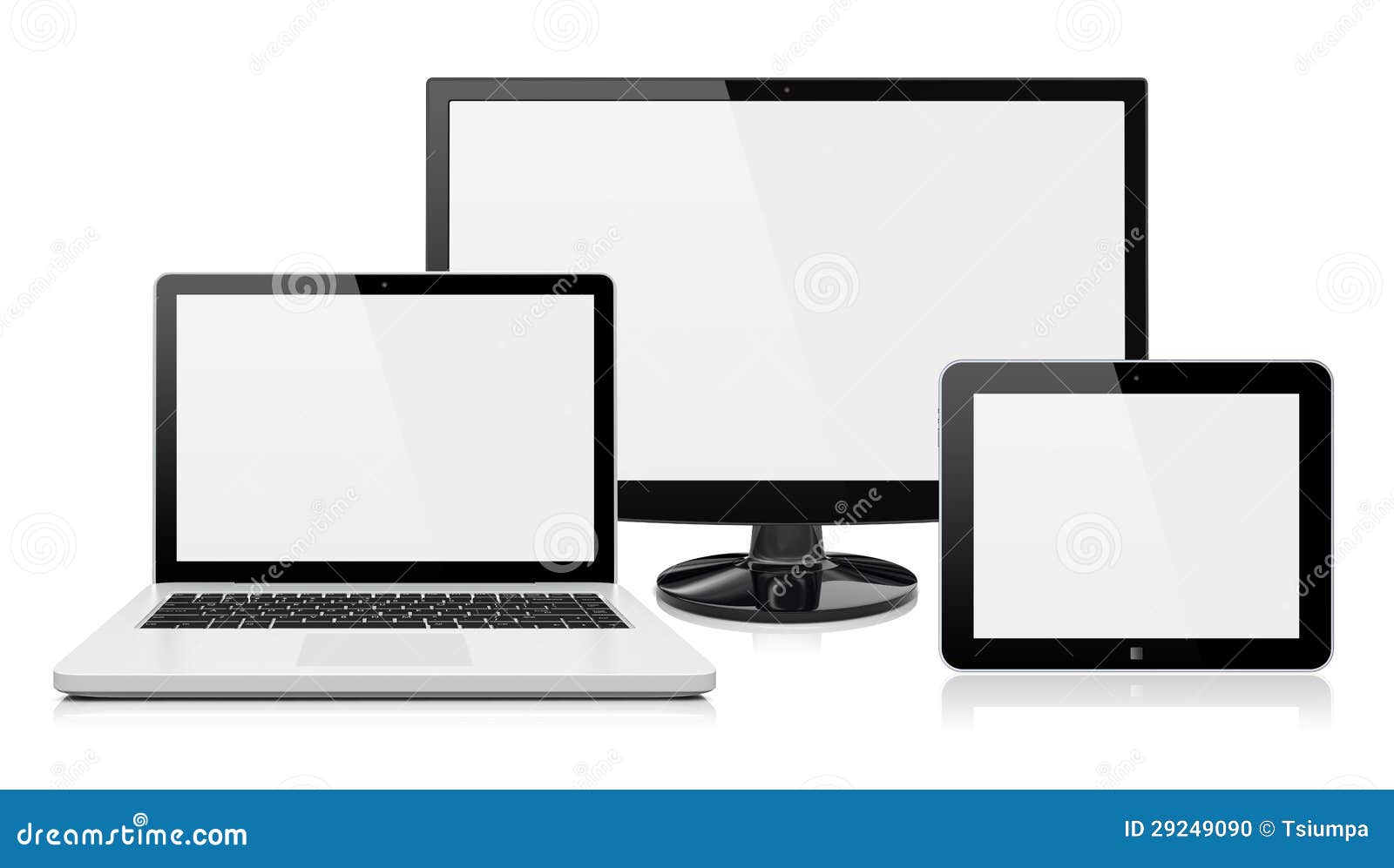 Electronic devices stock illustration. Illustration of netbook - 29249090