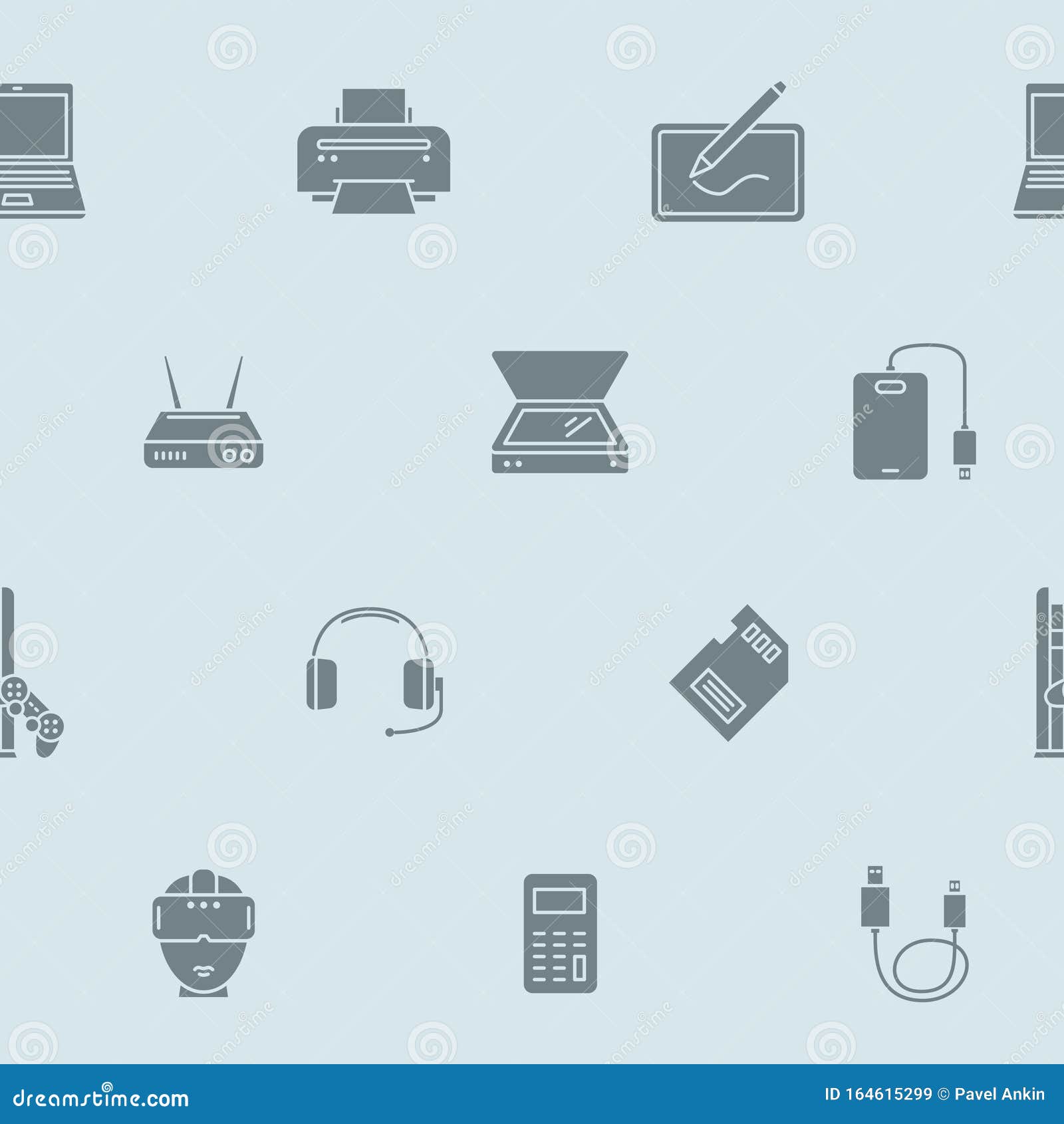Electronic Devices Background 12 Stock Vector - Illustration of digital ...