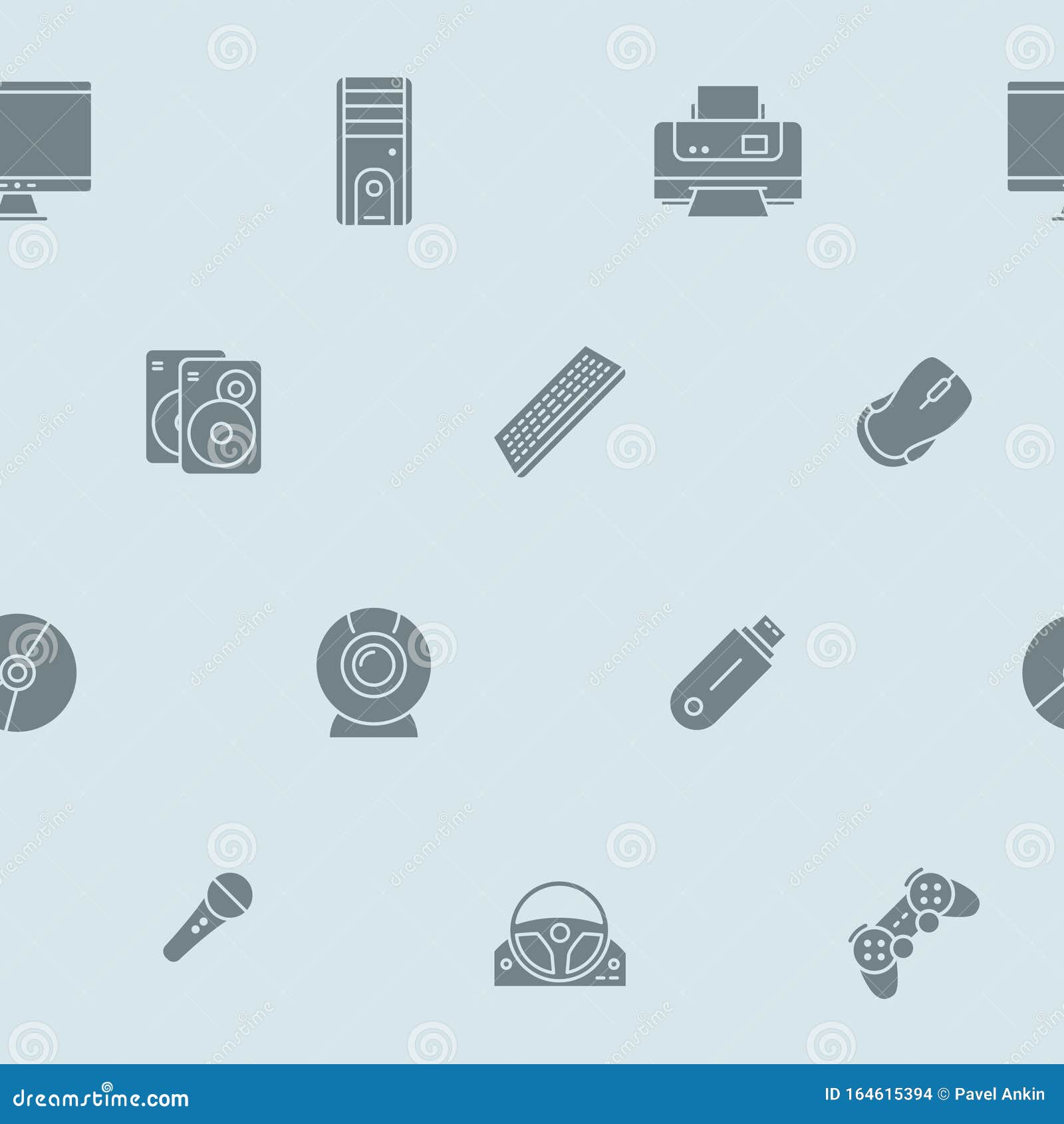 Electronic Devices Background 13 Stock Vector - Illustration of monitor ...