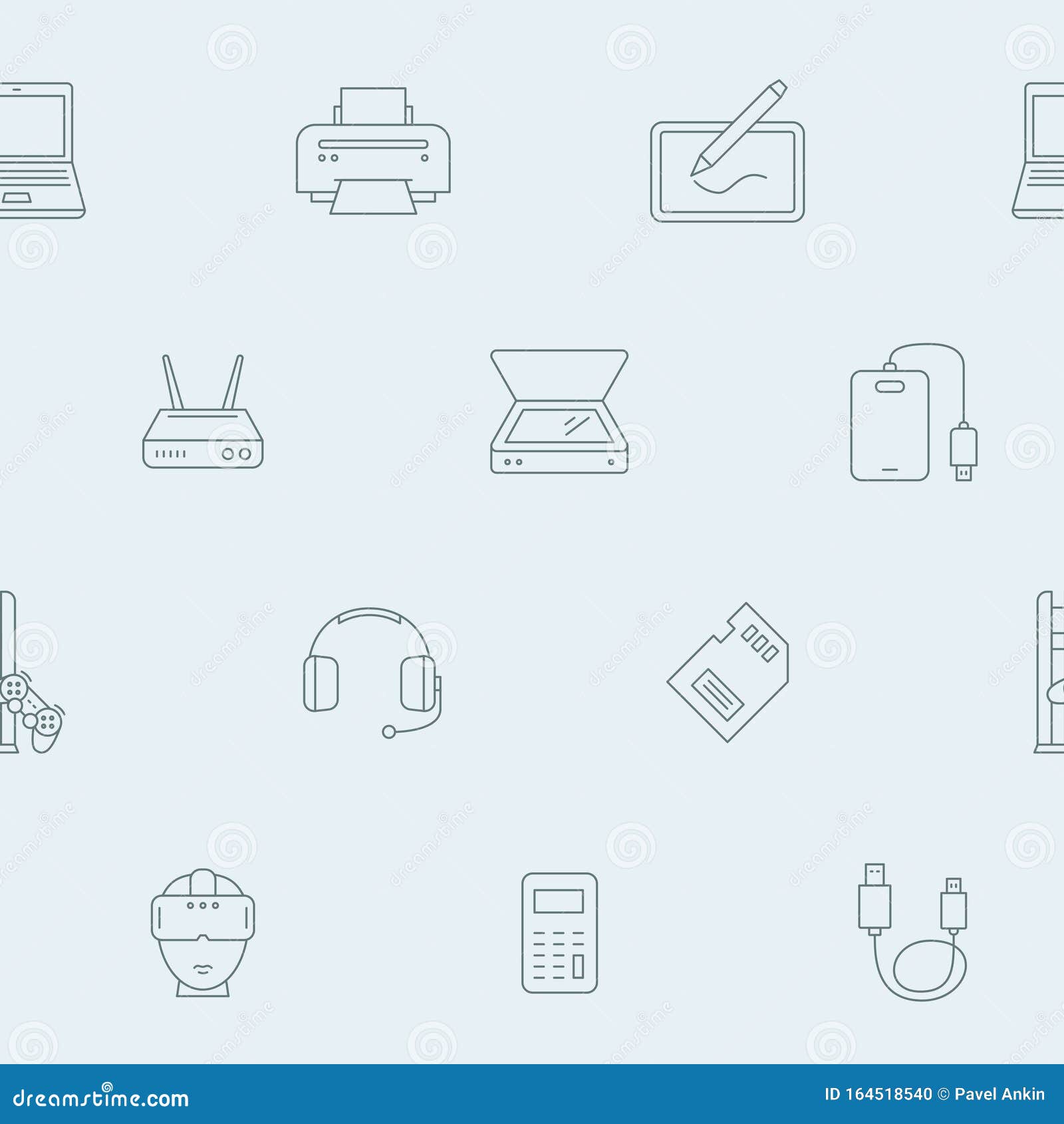 Electronic Devices Background 08 Stock Vector - Illustration of disk ...