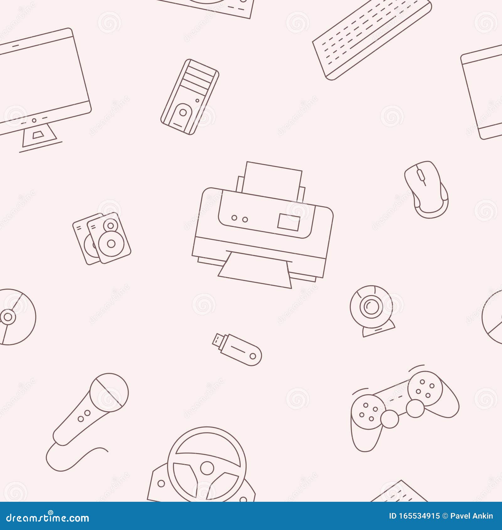 Electronic Devices Background 11 Stock Vector - Illustration of ...