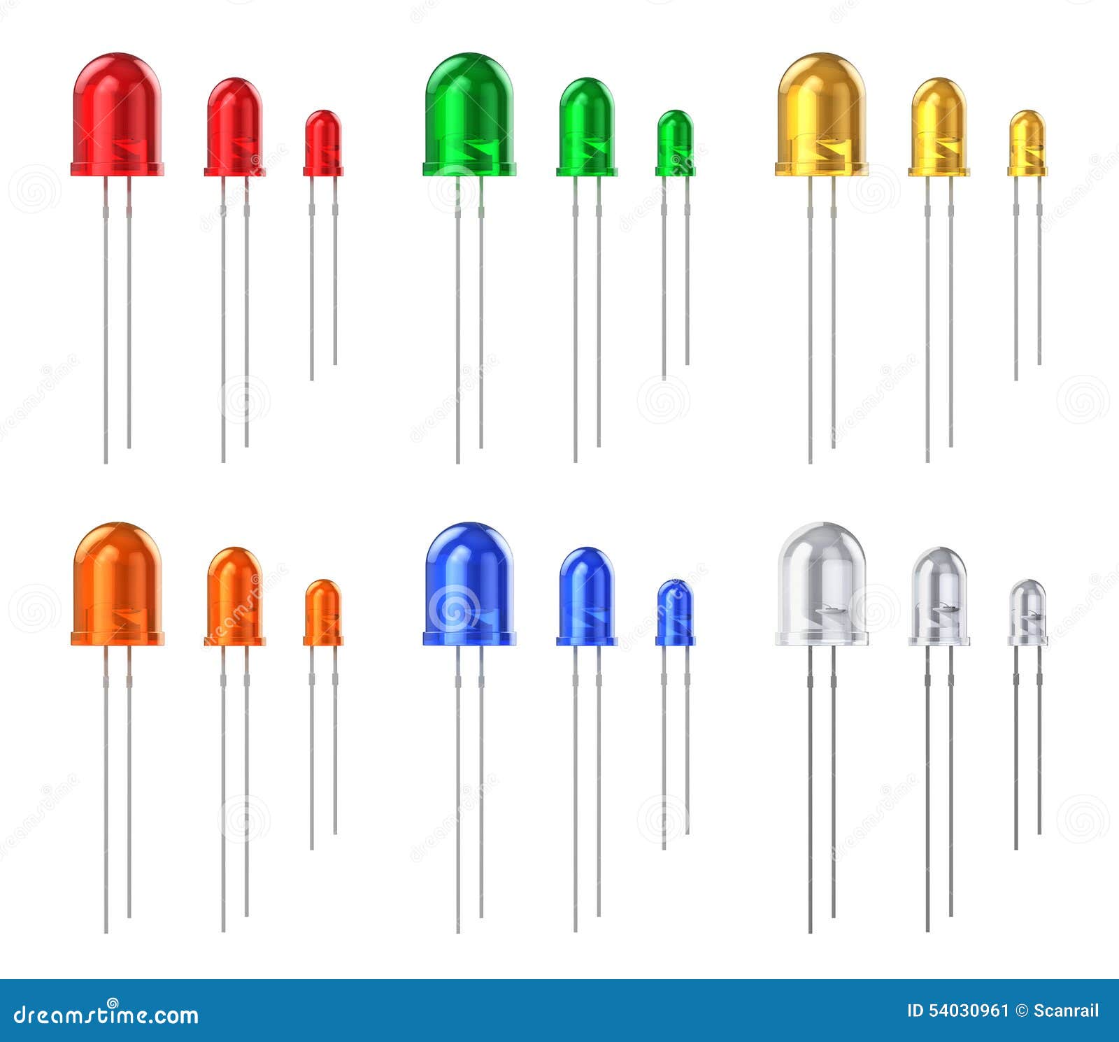 Set Of Power Leds Cartoon Vector | CartoonDealer.com #102938721