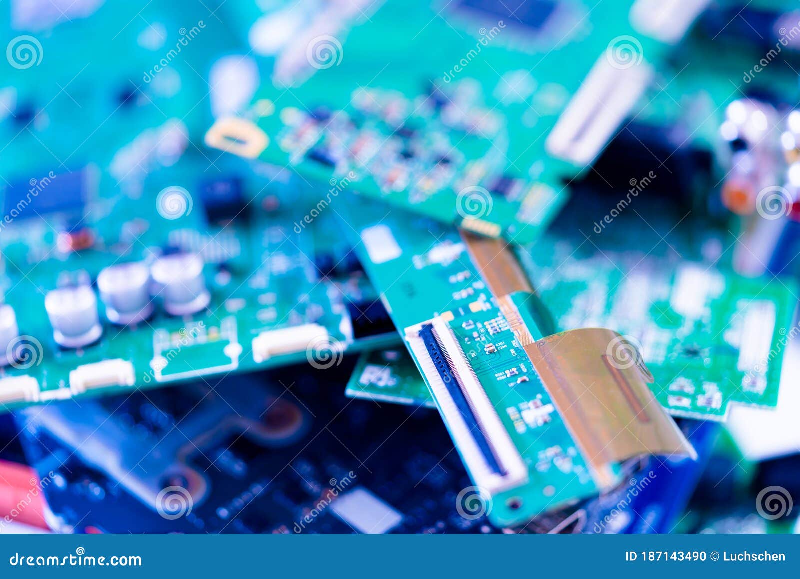 Electronic Devices Waste Ready for Recycling Stock Photo - Image of ...