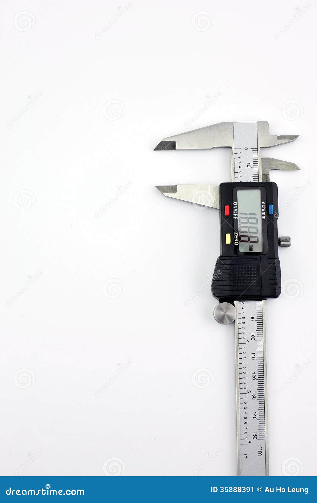 Electronic digital caliper stock image. Image of munber - 35888391