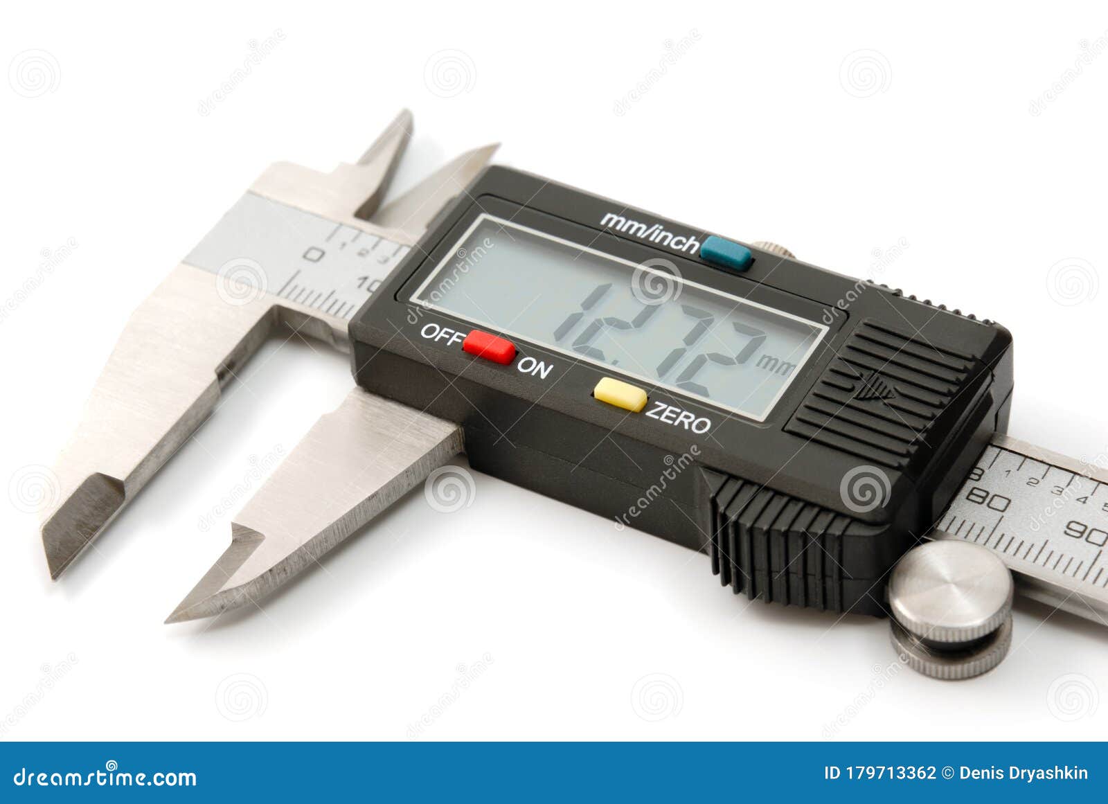 Electronic digital caliper stock photo. Image of measuring - 179713362