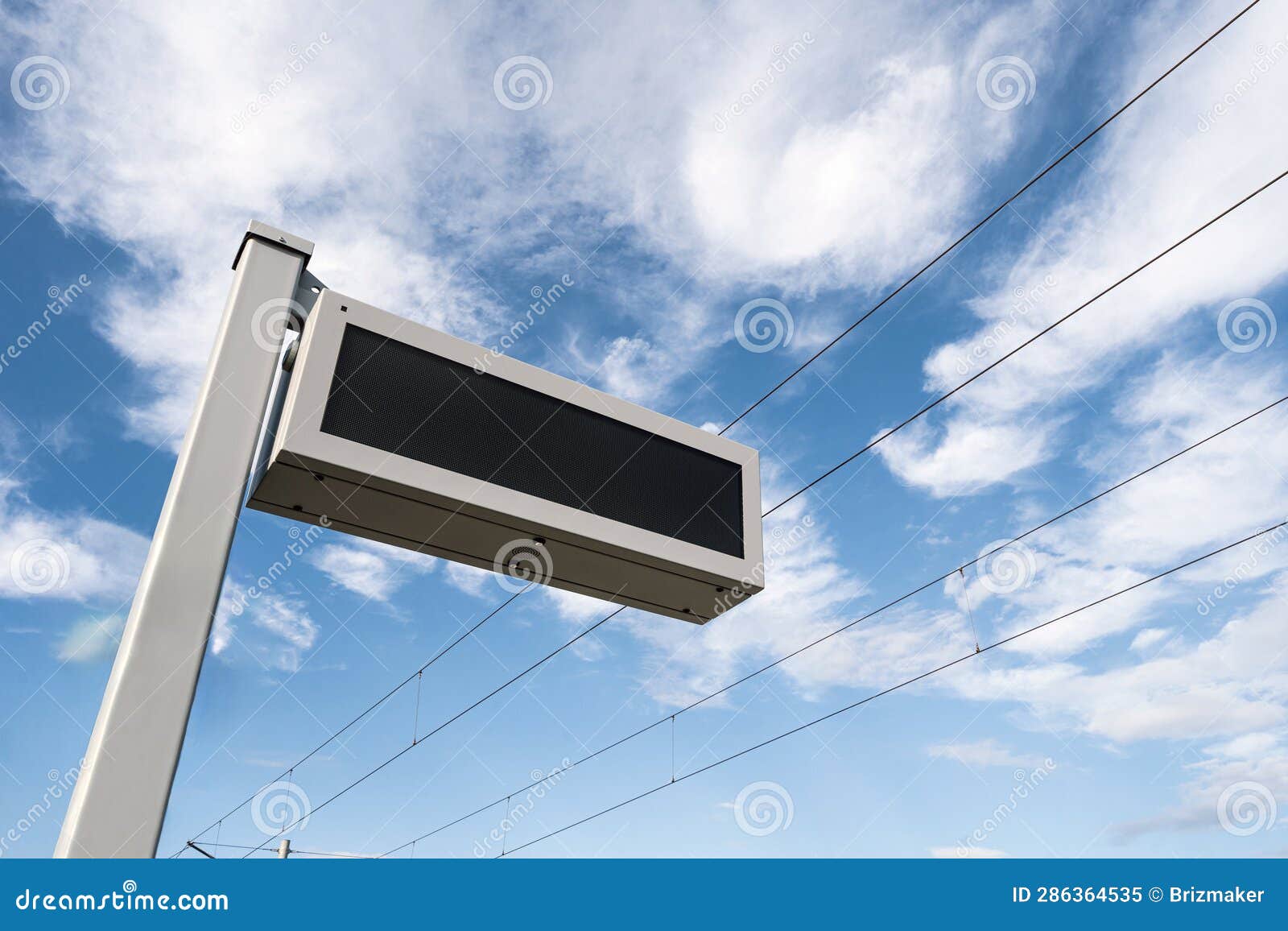 Electronic Display for Traffic Schedule on City Bus Stop Stock Image ...