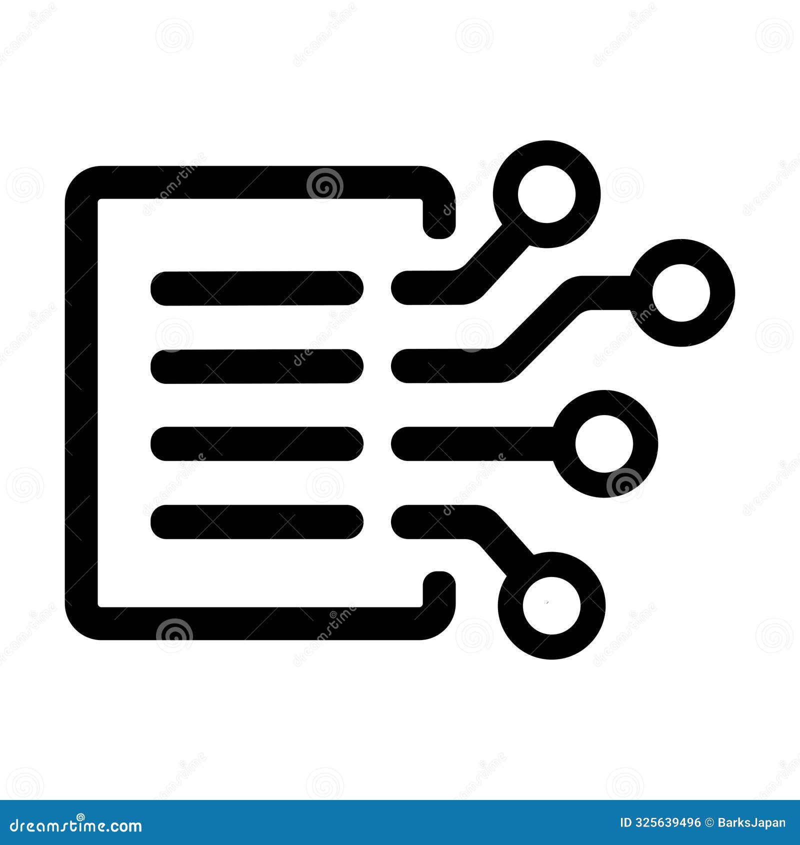 Electronic Document ( Digital Document ) Vector Icon Illustration Stock ...