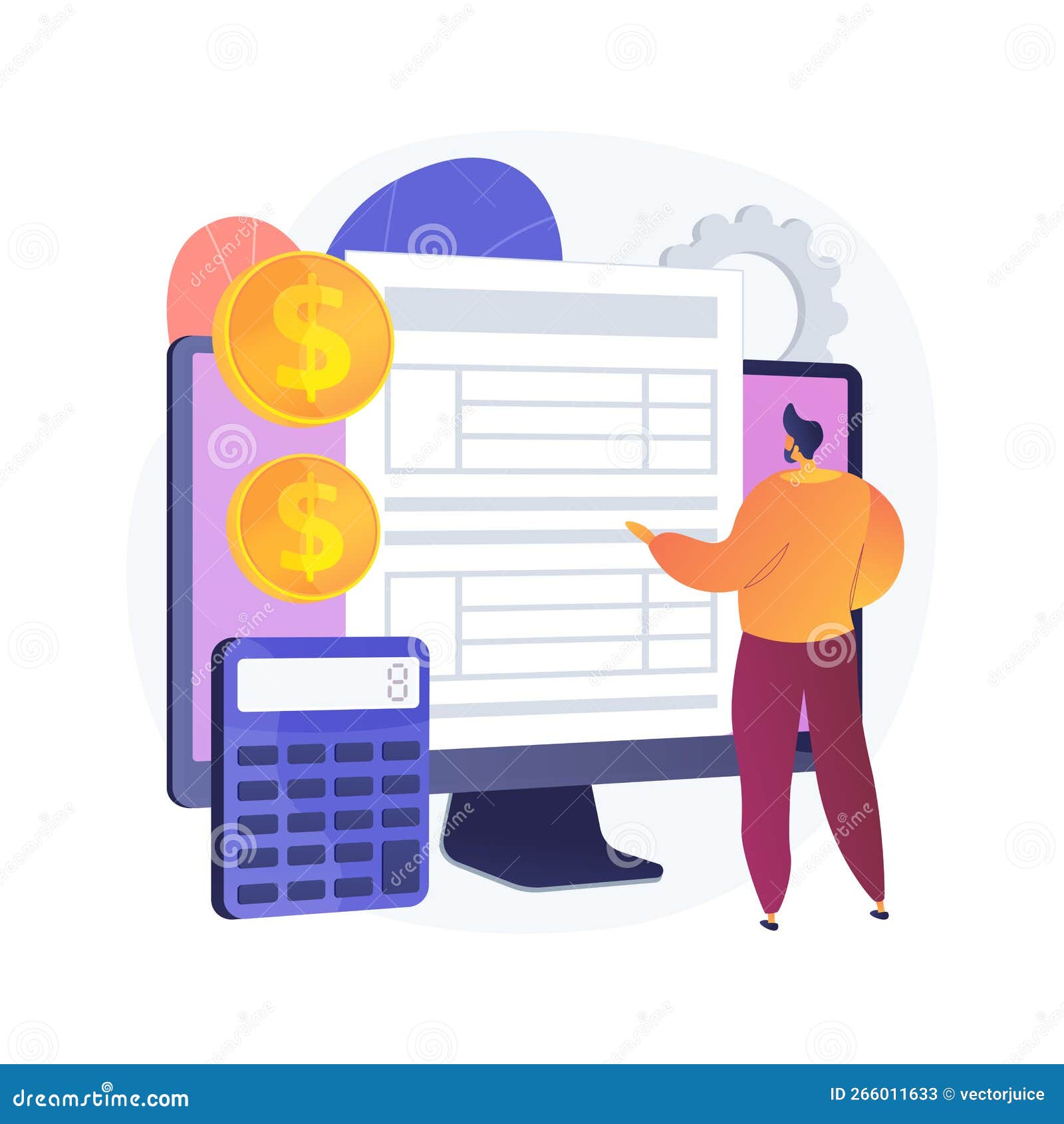 Electronic Documentation Vector Concept Metaphor Stock Vector ...