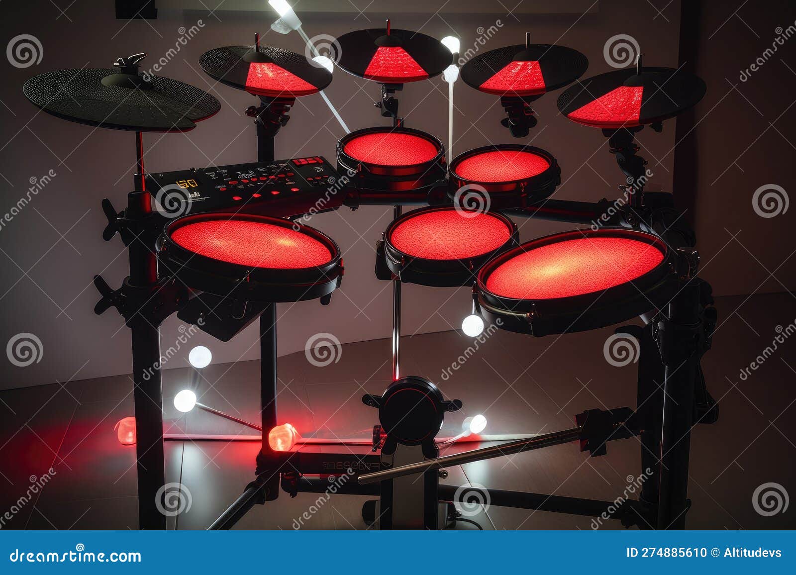 Electronic Drum Kit with Variety of Unique Sticks and Beat Patterns ...