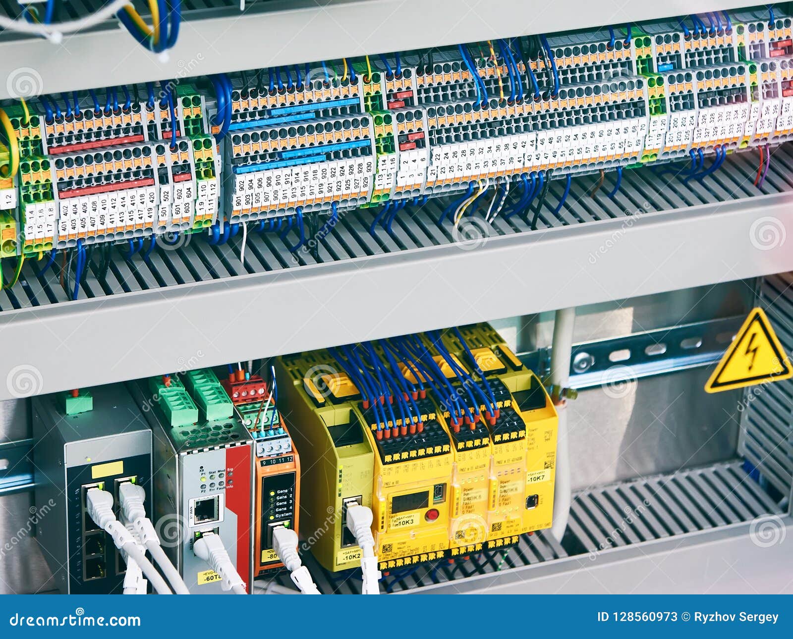 Electronic and Electrical Components Stock Image - Image of line ...