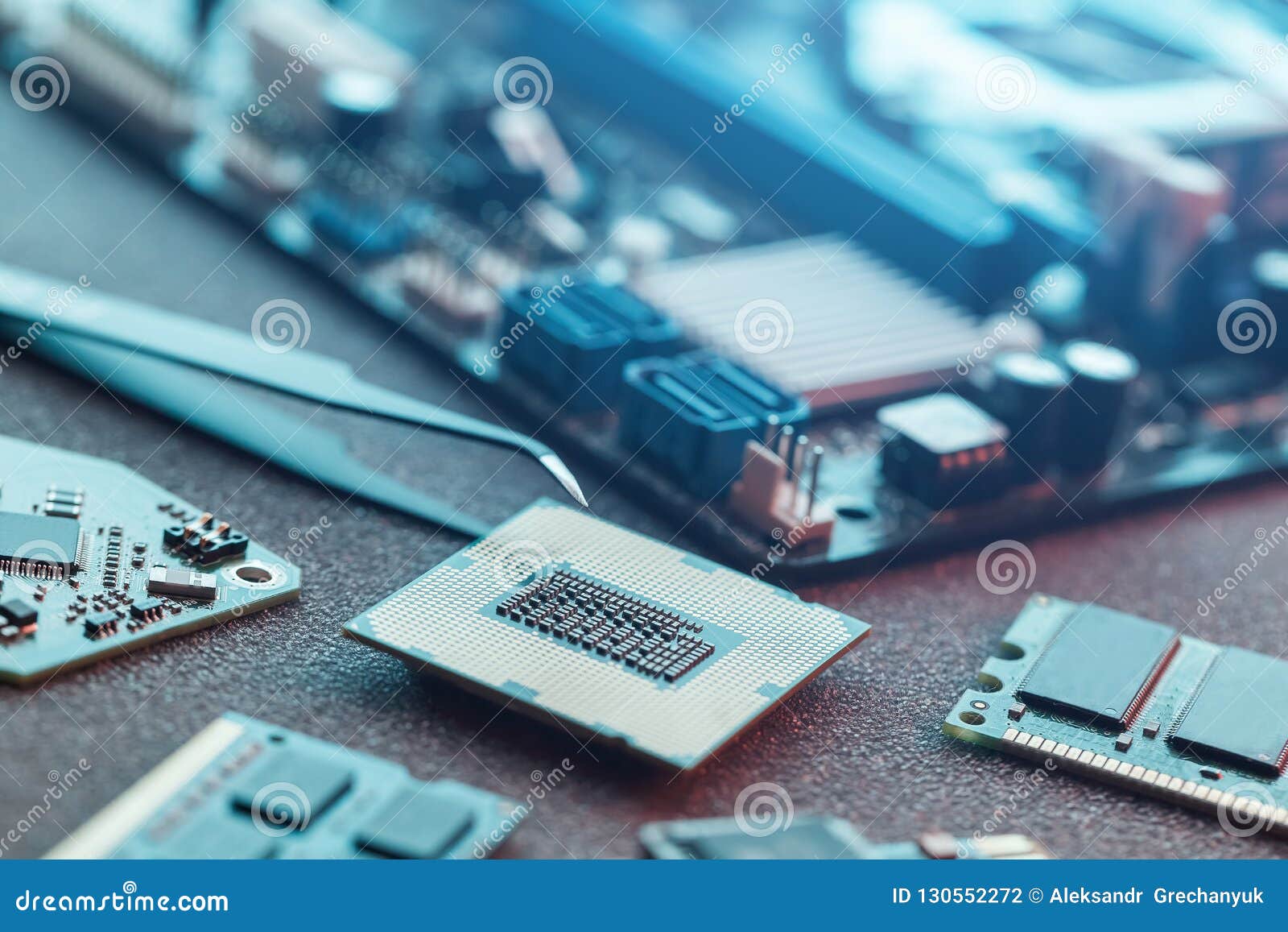Electronic Engineer of Computer Technology. Maintenance Computer Cpu ...