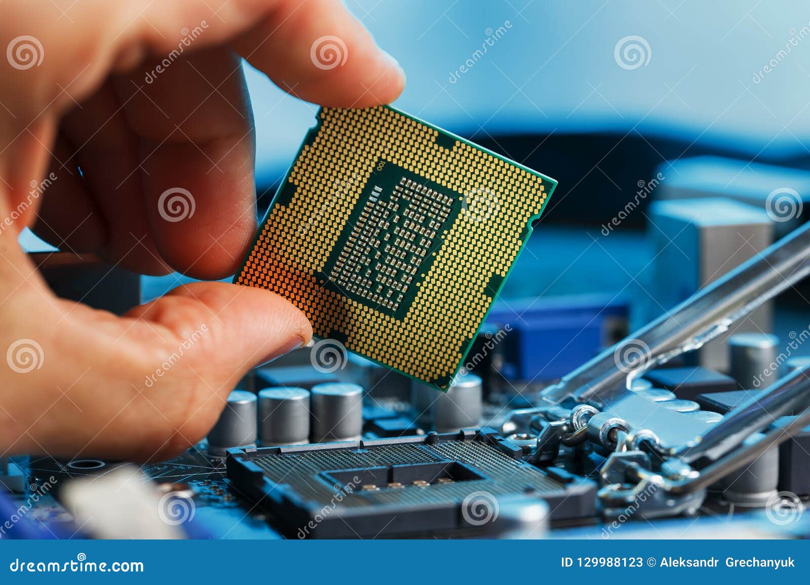 Electronic Engineer of Computer Technology. Maintenance Computer Cpu ...
