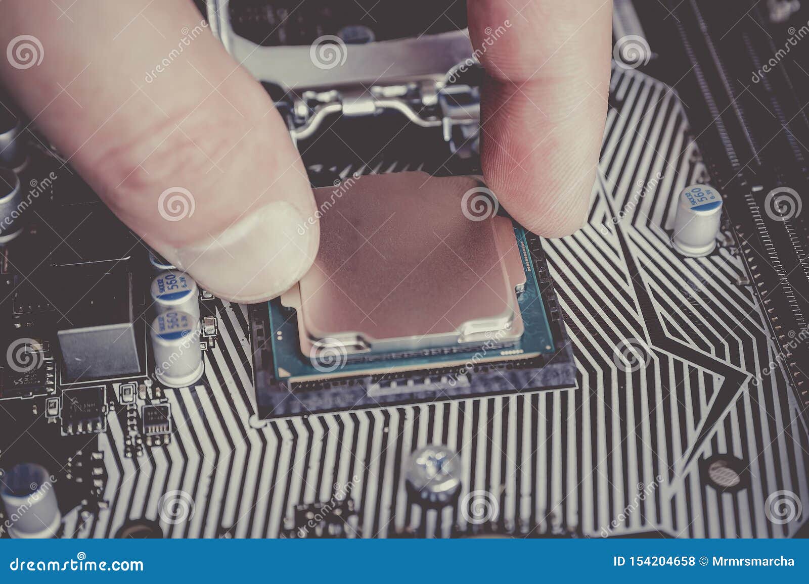 Electronic Engineer of Computer Technology. Maintenance Computer Cpu ...