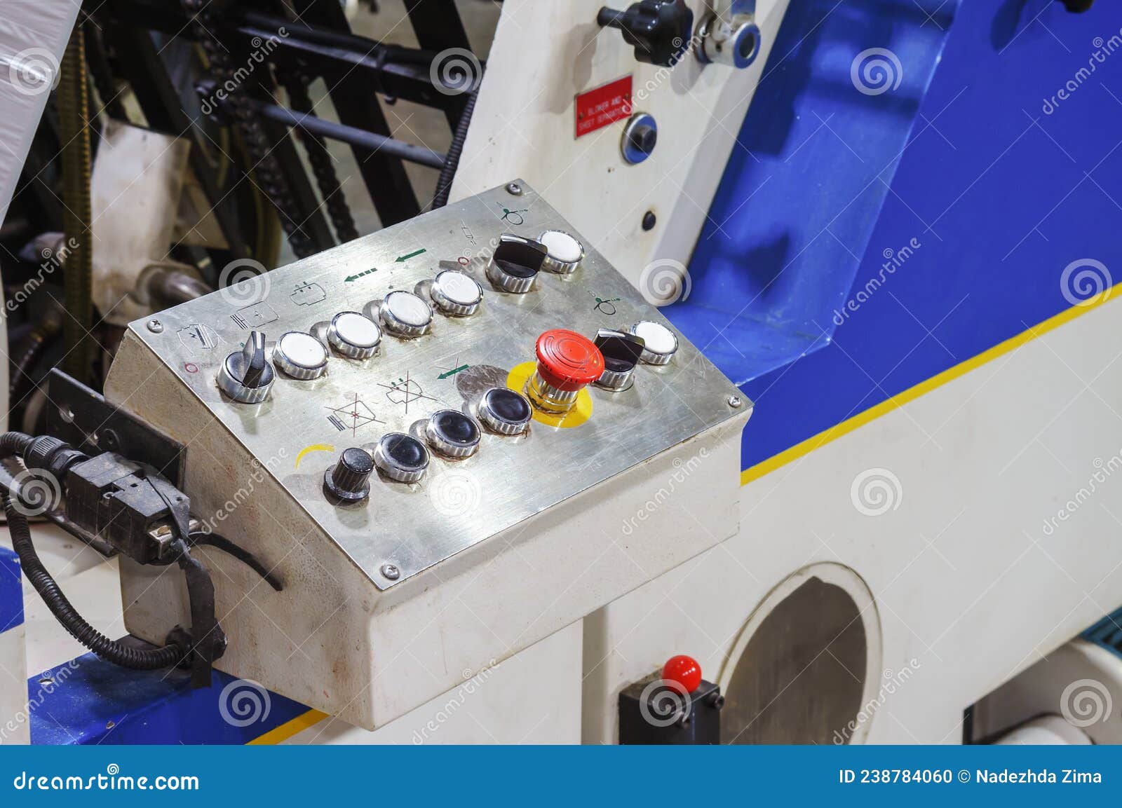 Electronic Equipment Control Unit. Production Management Panel Stock ...