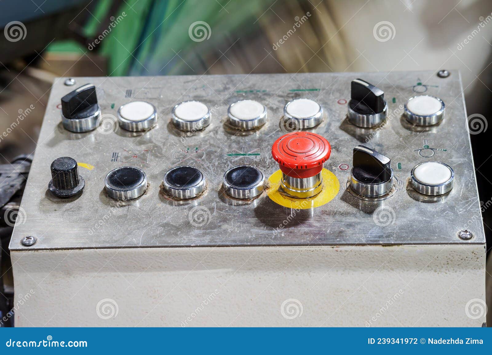 Electronic Equipment Control Unit. Production Management Panel Stock ...