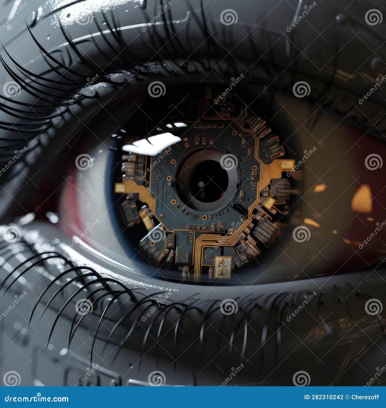 Electronic Equipment of the Future Stock Illustration - Illustration of ...