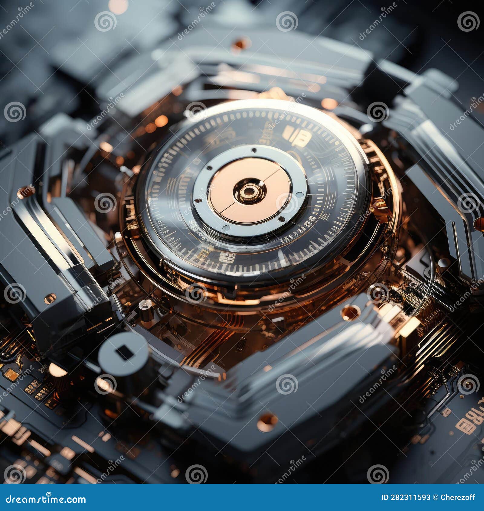 Electronic Equipment of the Future Stock Illustration - Illustration of ...