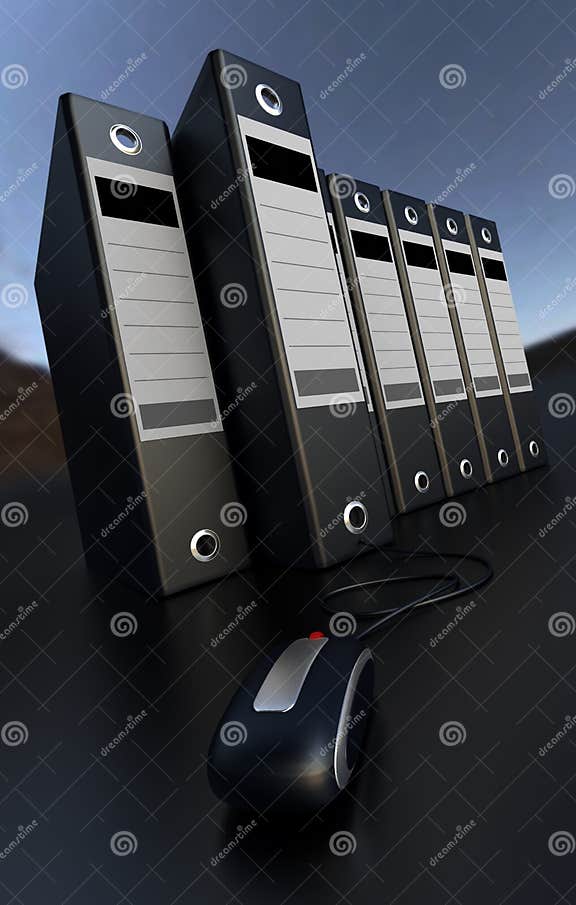 Electronic filing stock illustration. Illustration of filing - 7144924