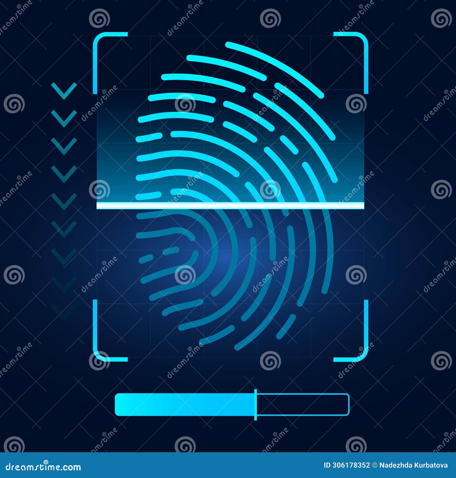 Security Screening Area At The Airport. Illustration Of Customs And ...