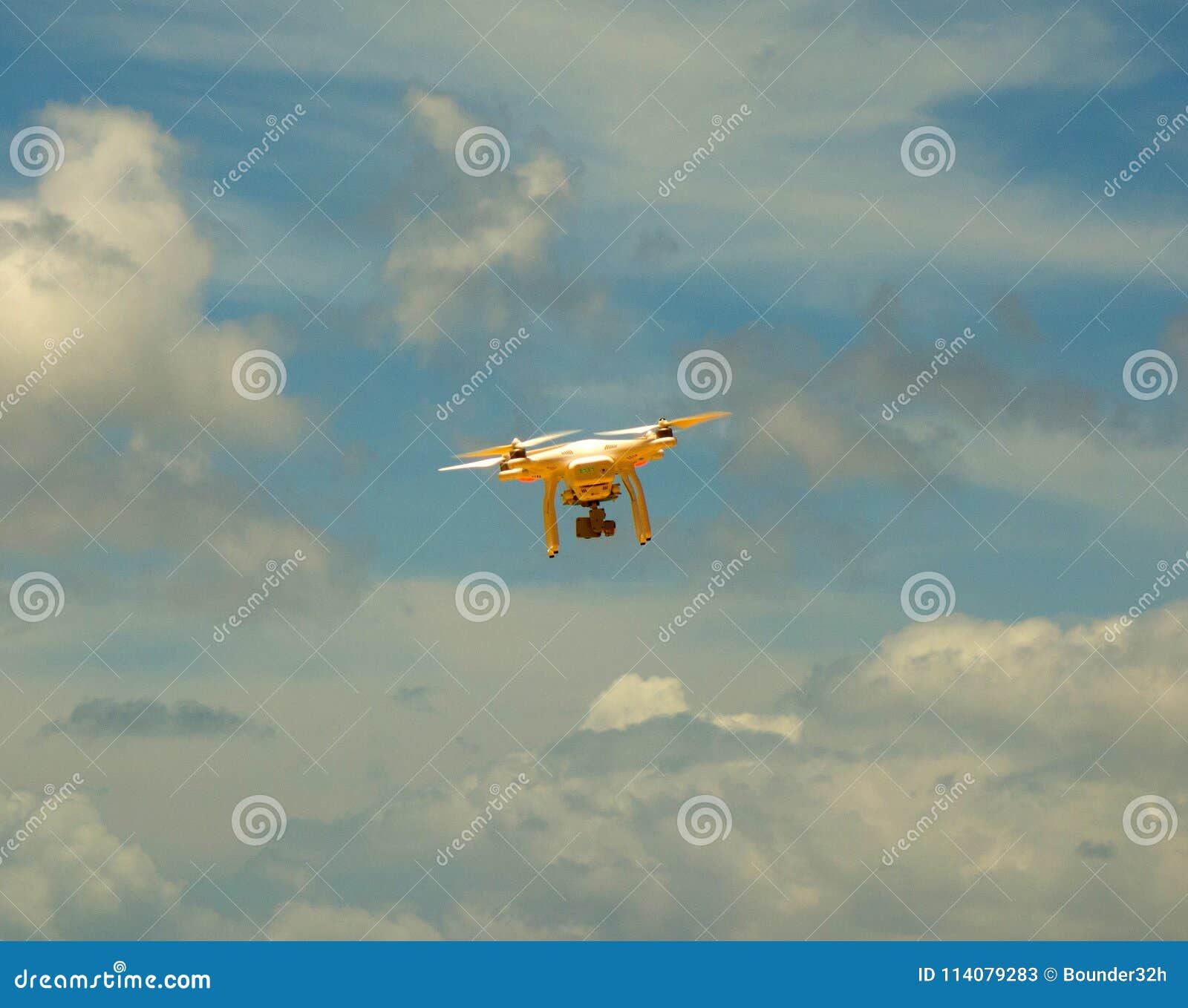 A Drone in Flight Over Lower Bay Beach in the Windward Islands Stock ...