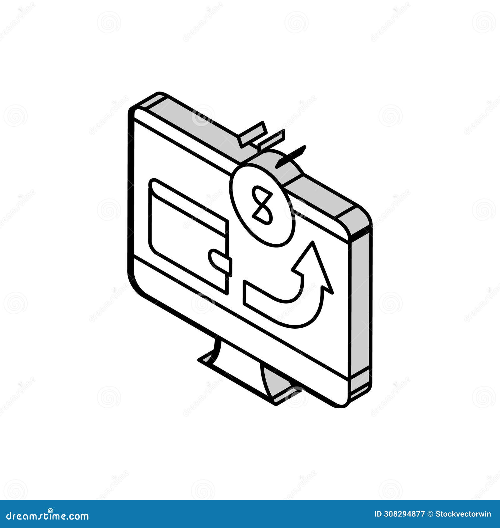 Electronic Funds Transfer EFT Concept Represented By Wooden Blocks ...