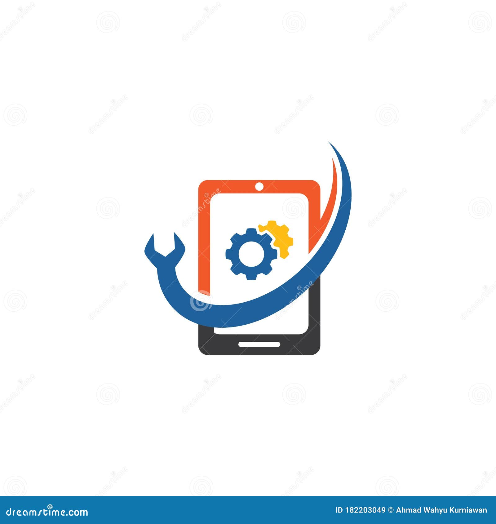 Electronic Gadget Service Logo Stock Vector - Illustration of support ...