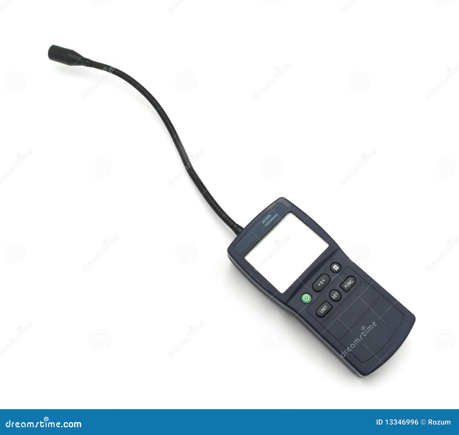 Electronic gas meter stock photo. Image of design, isolated - 13346996