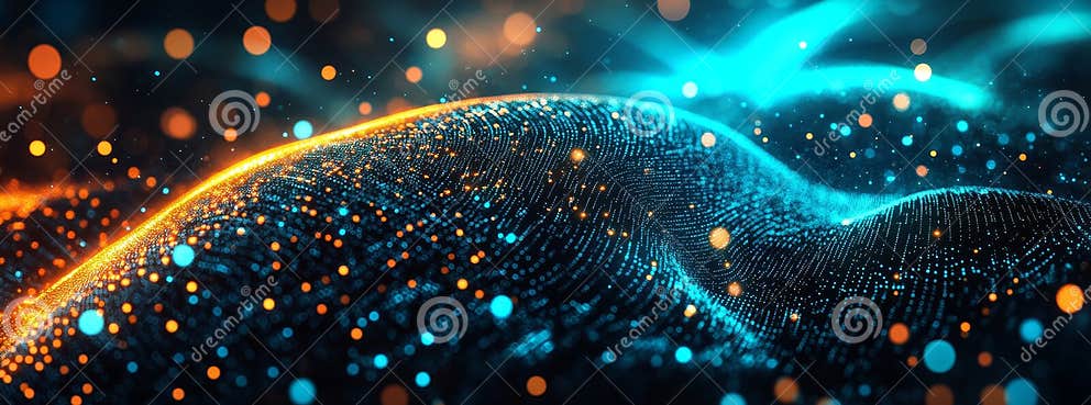 Electronic Global Intelligence System on Abstract Tech Background with ...