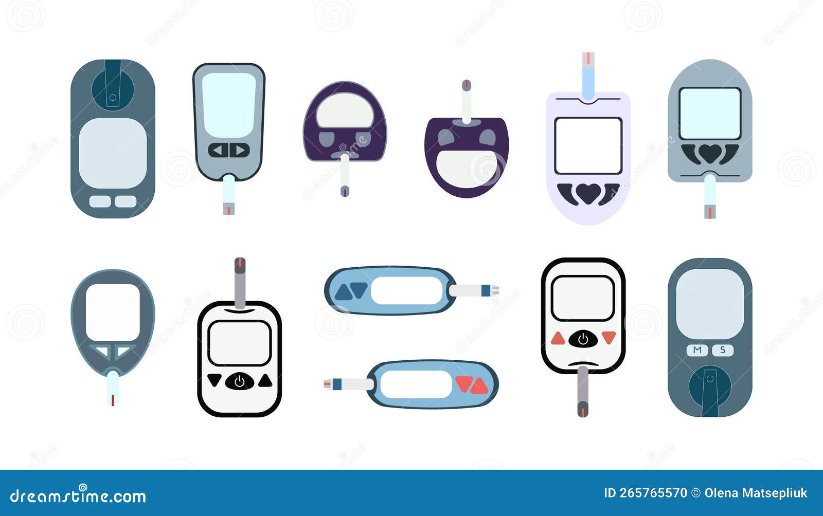 Electronic Glucometer Set - Device for Self-determination of Blood ...