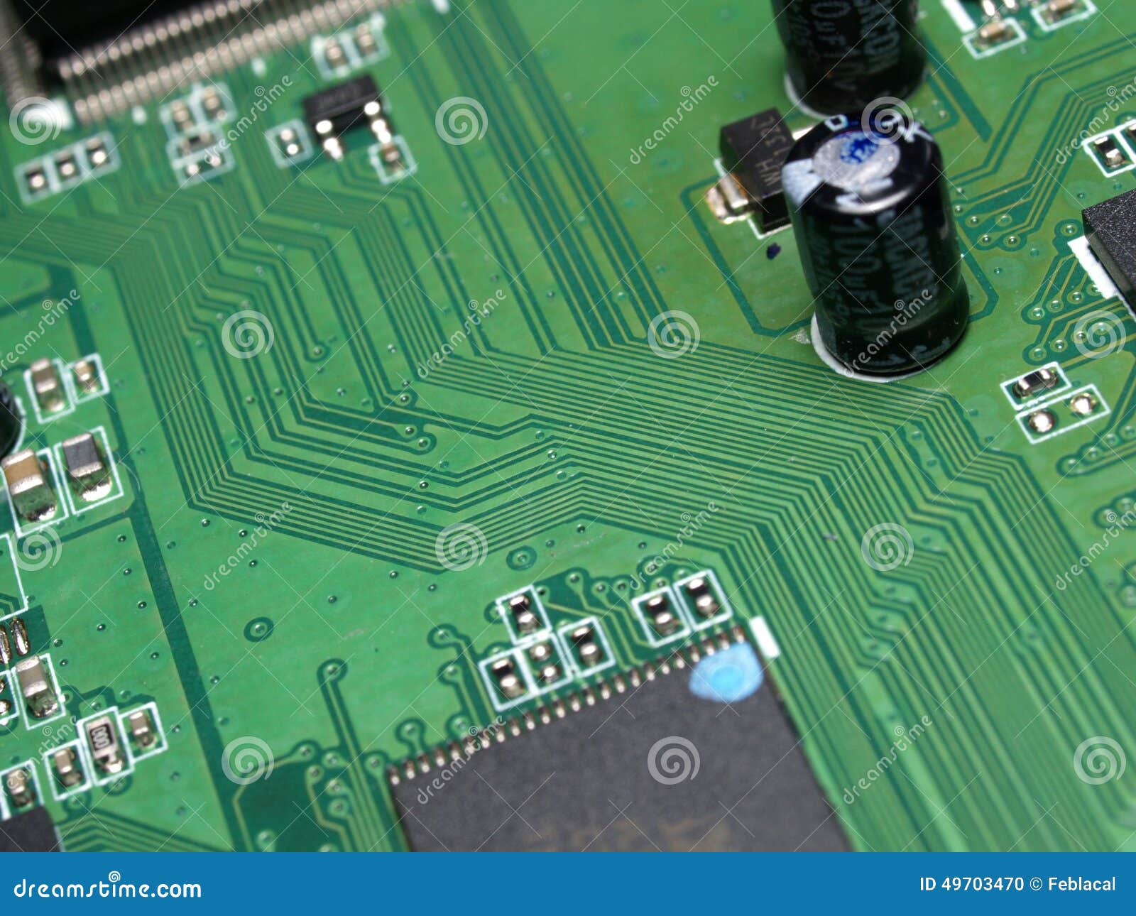 Electronic stock photo. Image of digital, chip, card - 49703470