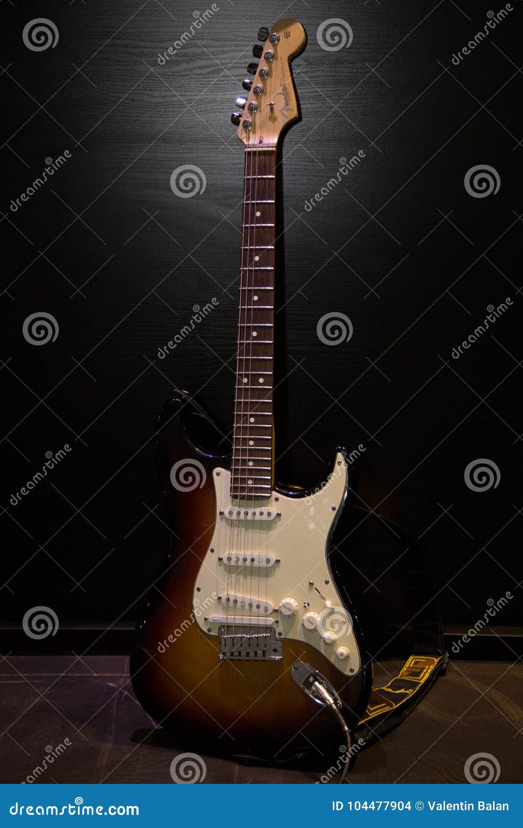 Electronic Guitar at a Rock Concert Editorial Stock Image - Image of ...