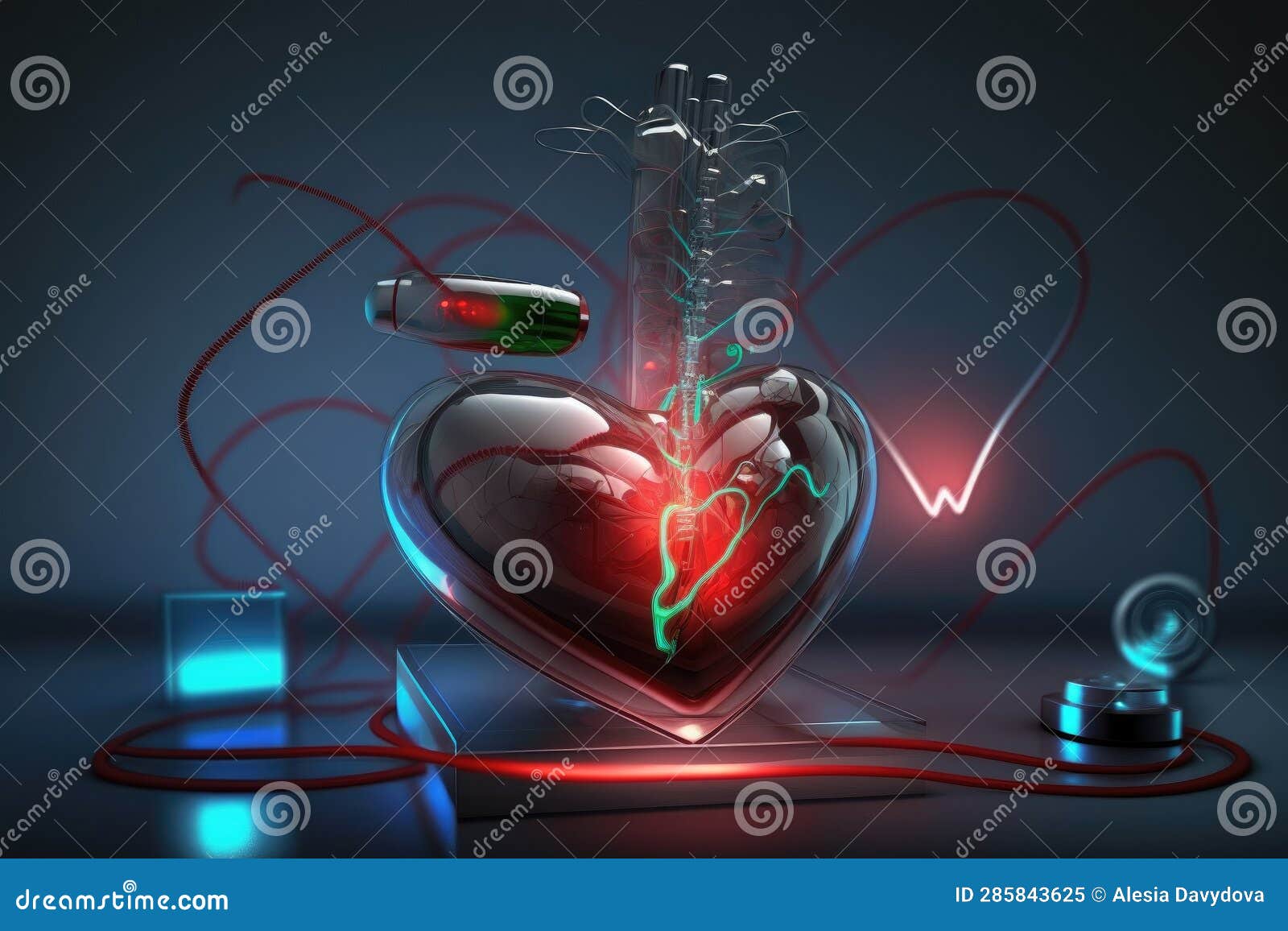 Android With Human Face Close View Stock Image | CartoonDealer.com ...