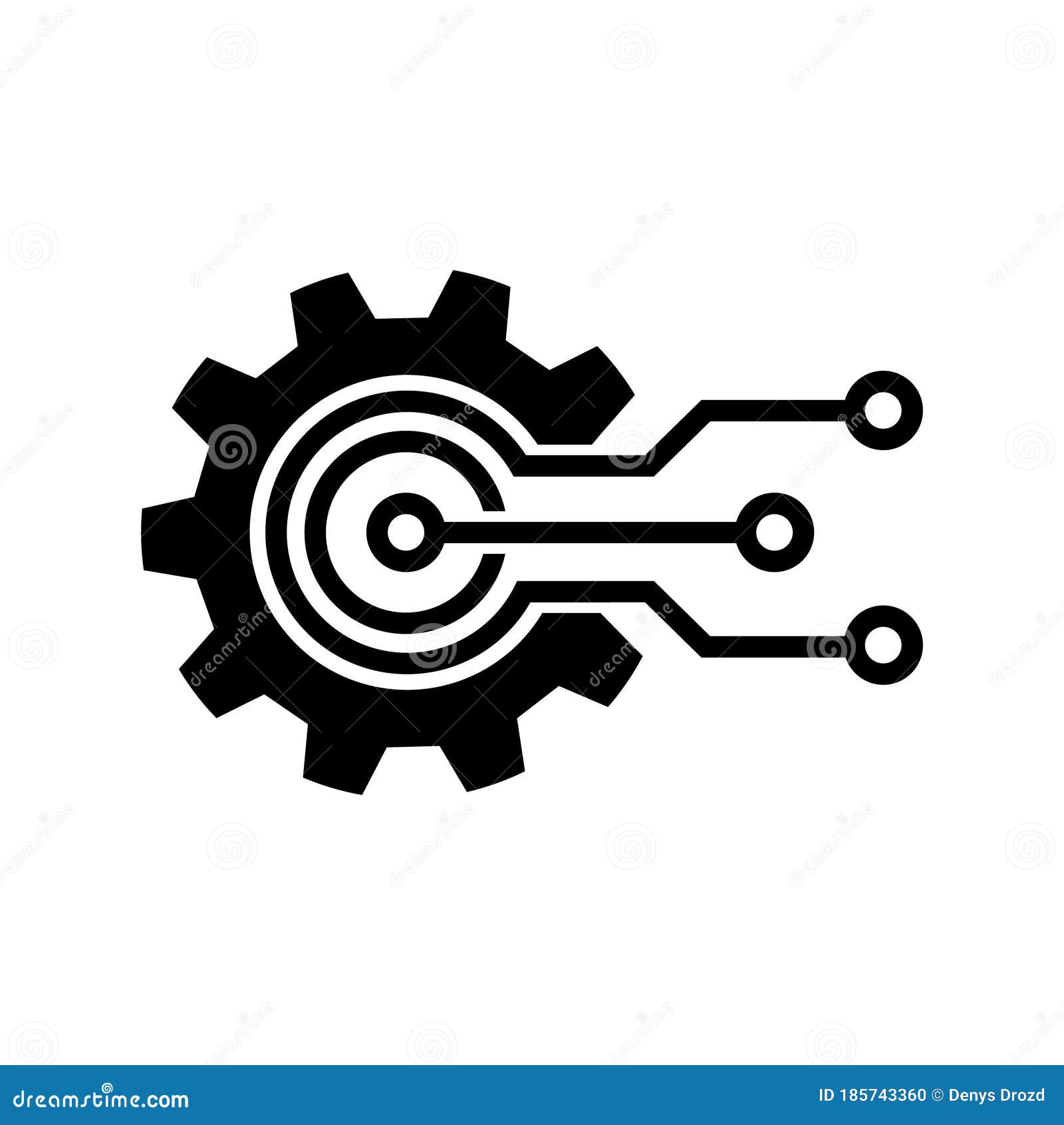 Information Technology Icon Vector Information Technology Icon Vector