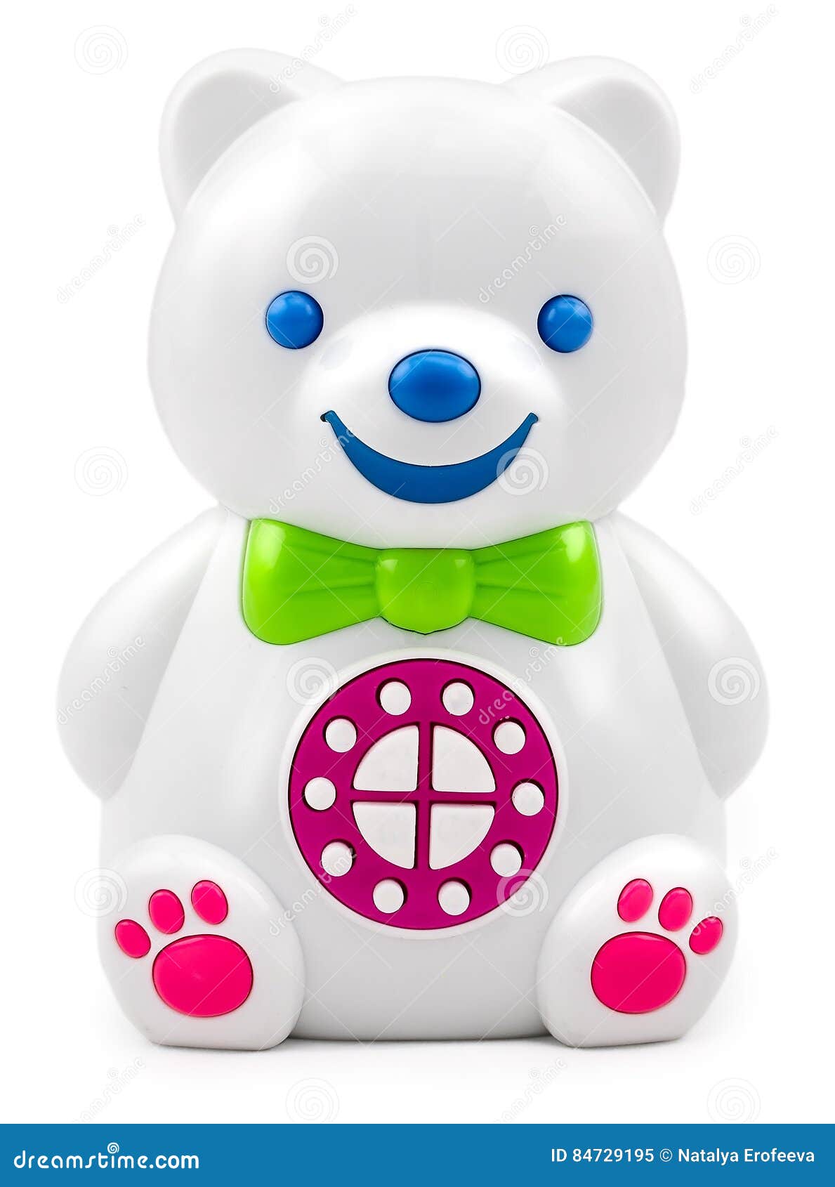 Electronic Interactive Children`s Toy Speaker Bear with the Control ...
