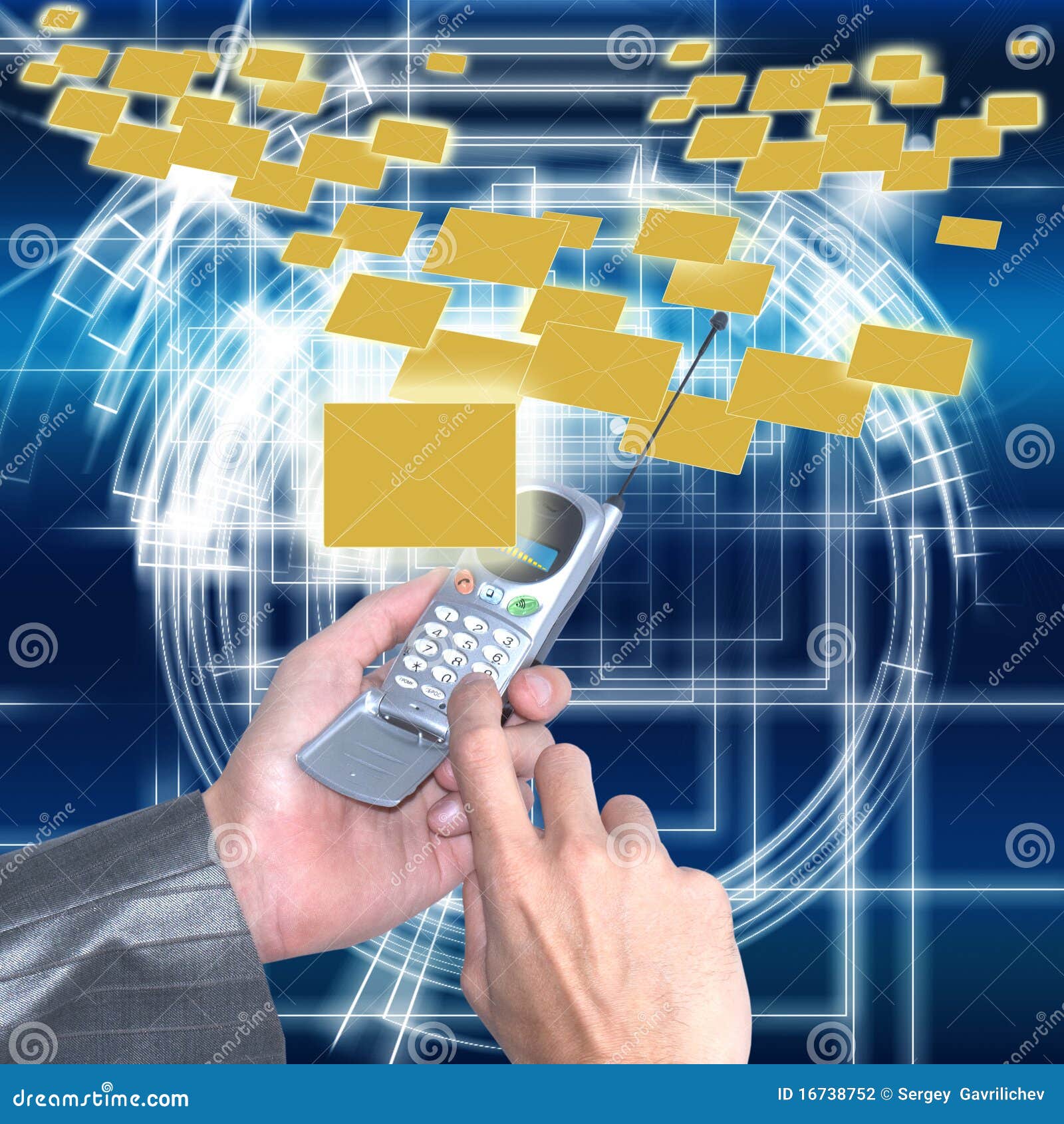 Electronic the Internet Mail Stock Photo - Image of letter, open: 16738752