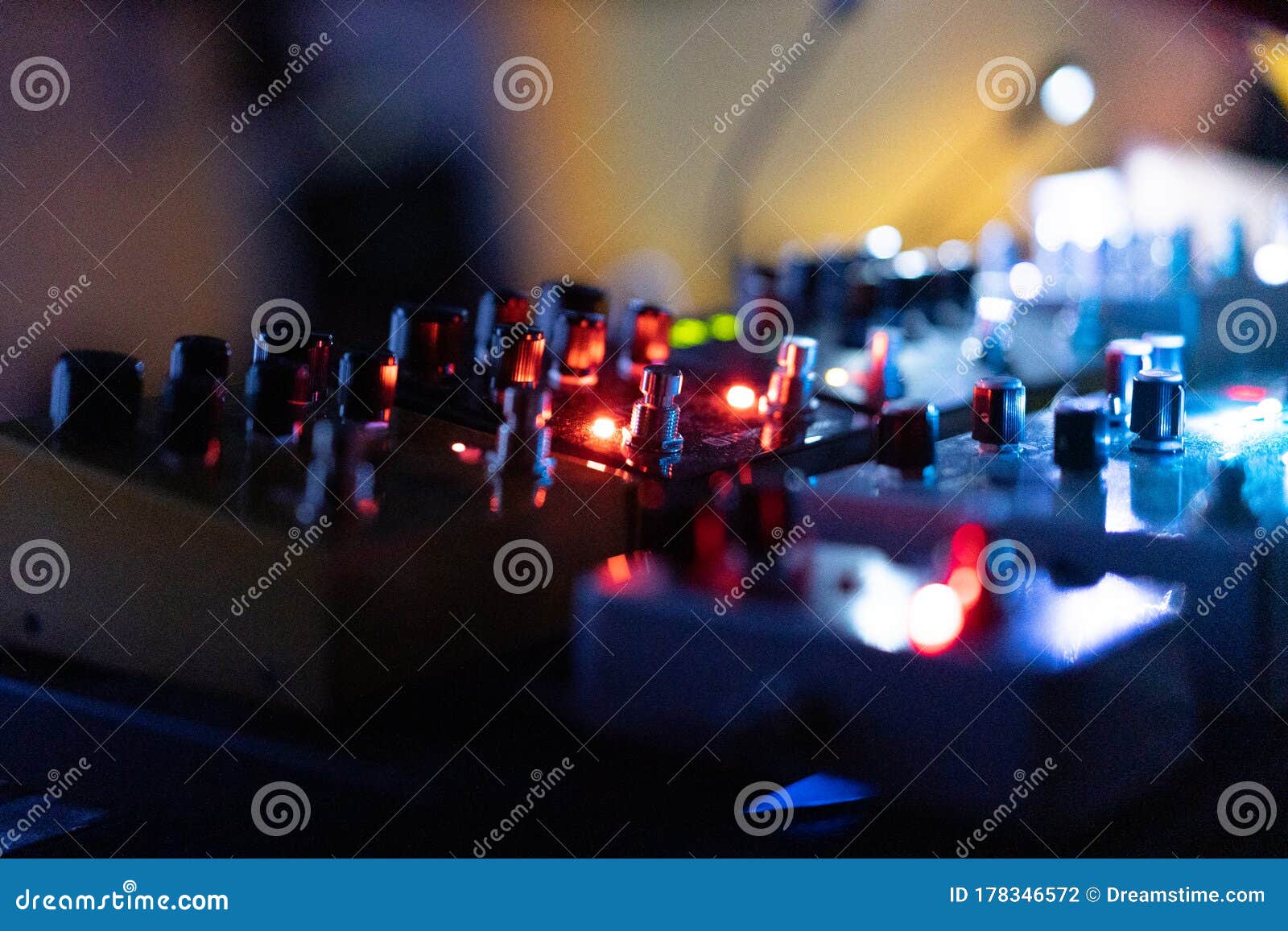 Electronic Keyboard Modular Synth Stock Photo - Image of electronic ...