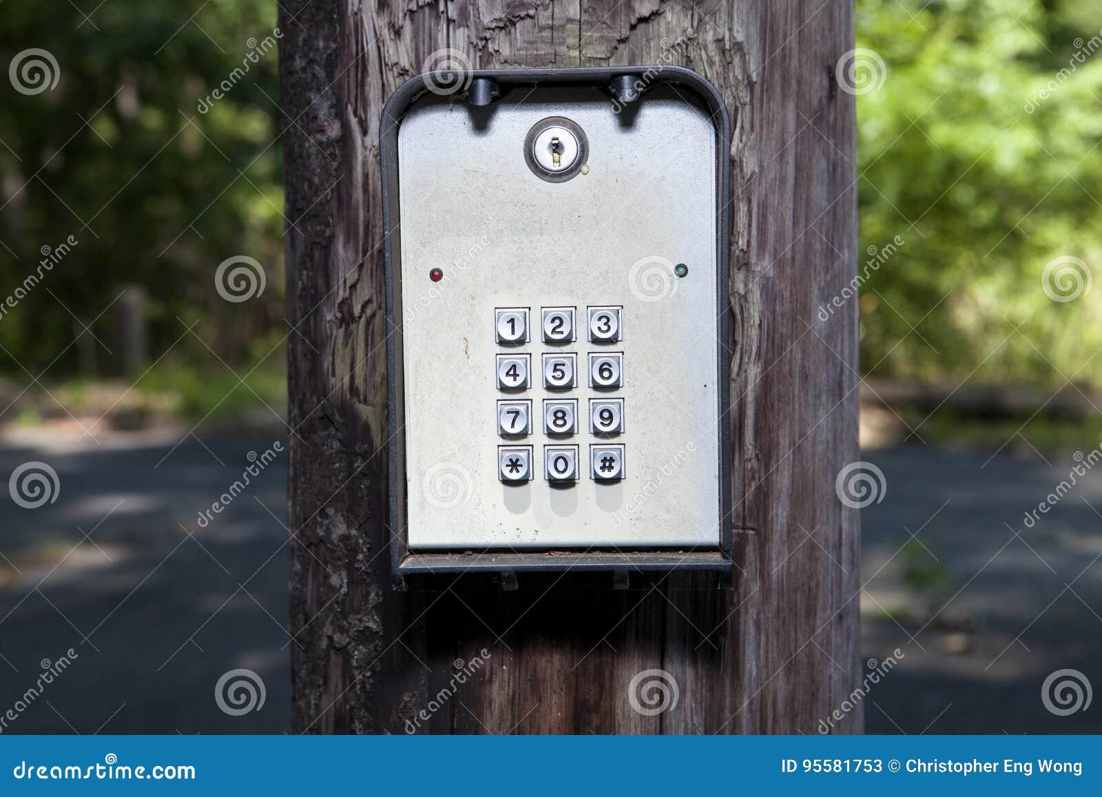 Electronic Keypad stock image. Image of security, technology - 95581753