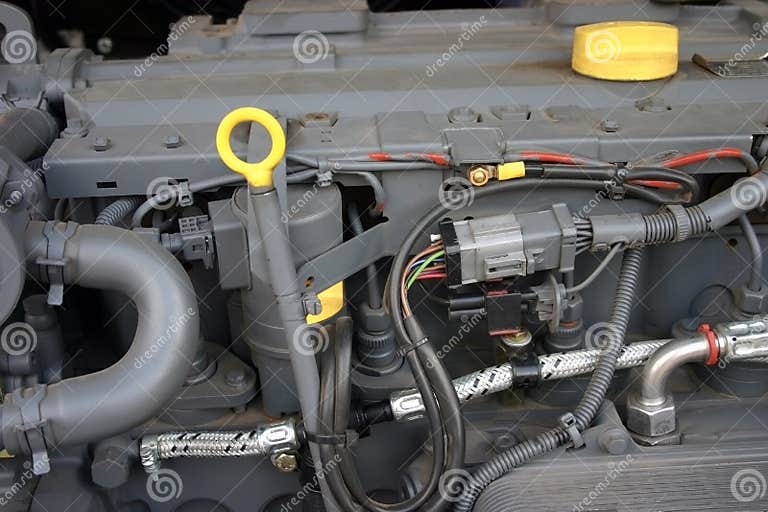 Electronic knot in the car stock photo. Image of device - 23065976