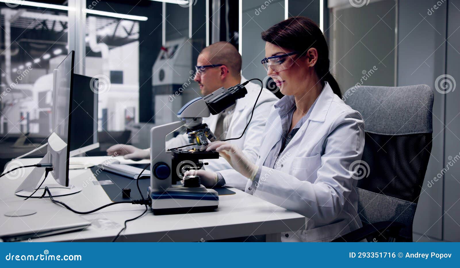 Electronic Lab Factory Worker Stock Photo - Image of industrial, board ...