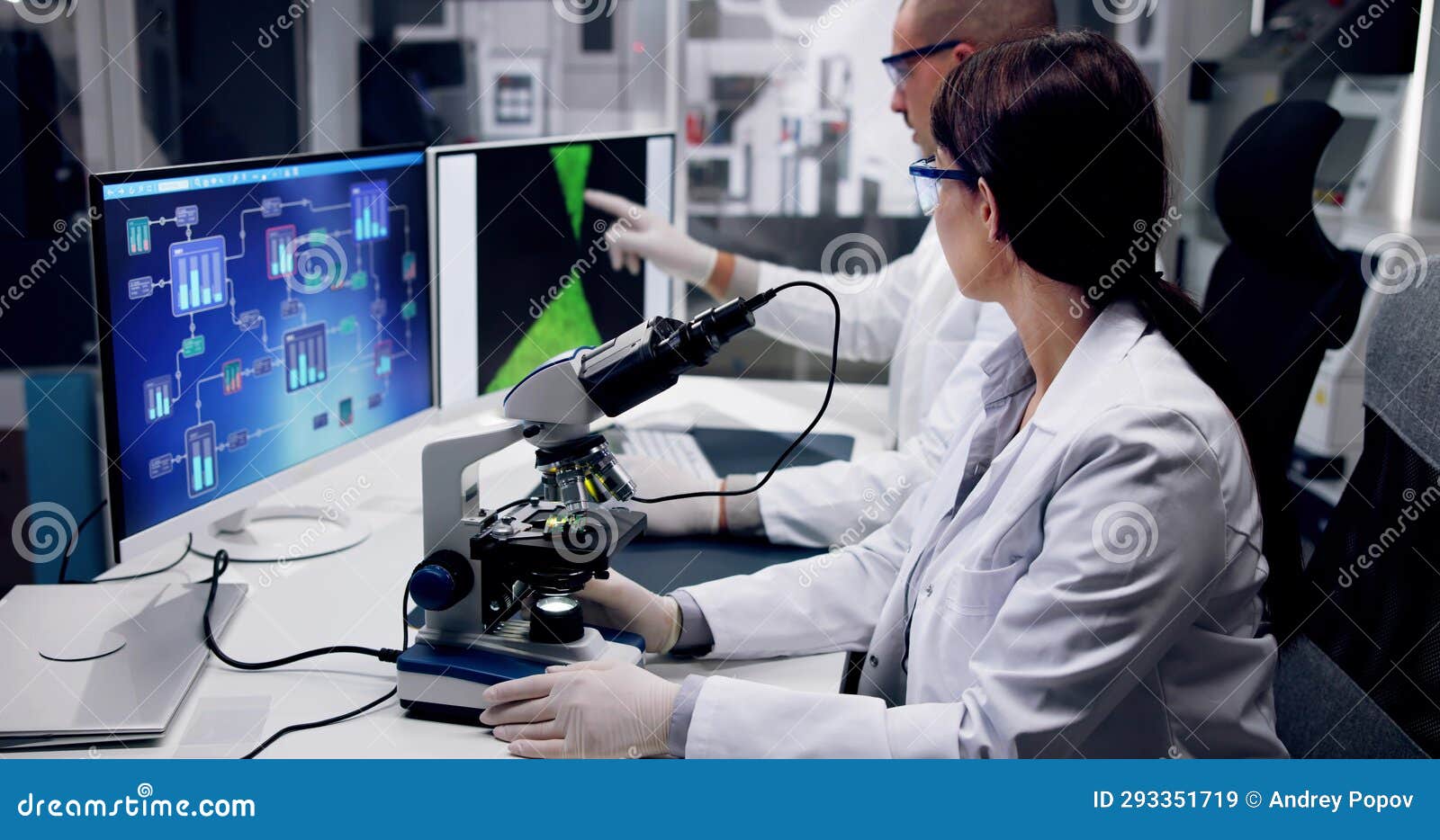 Electronic Lab Factory Worker Stock Image - Image of motherboard ...