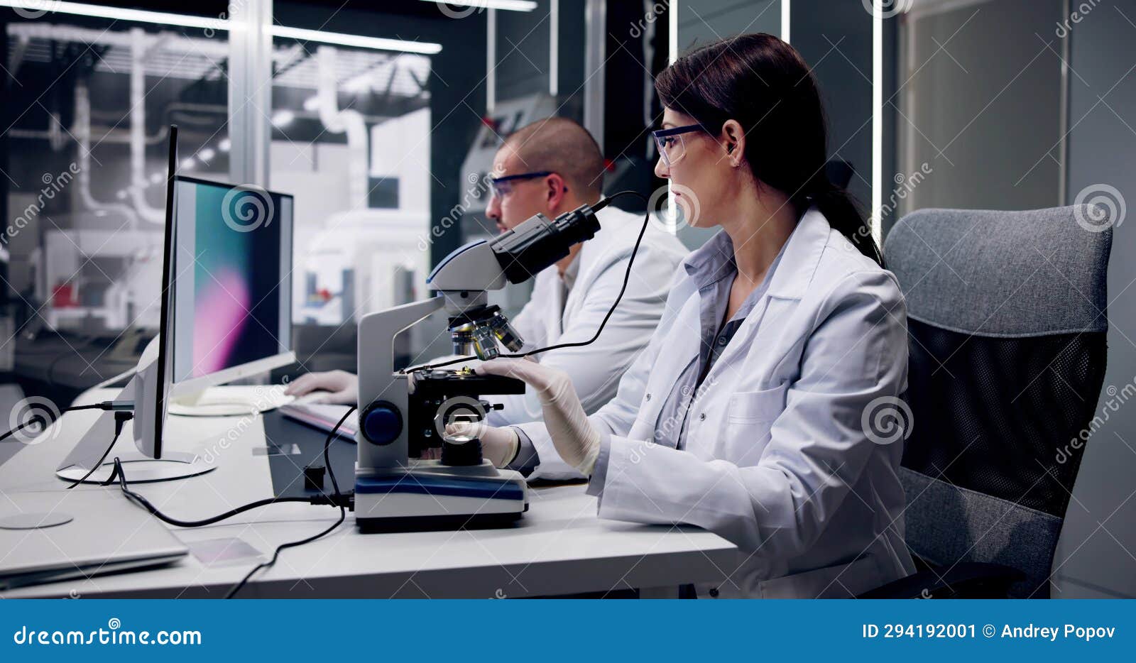 Electronic Lab Factory Worker Stock Image - Image of chip, testing ...