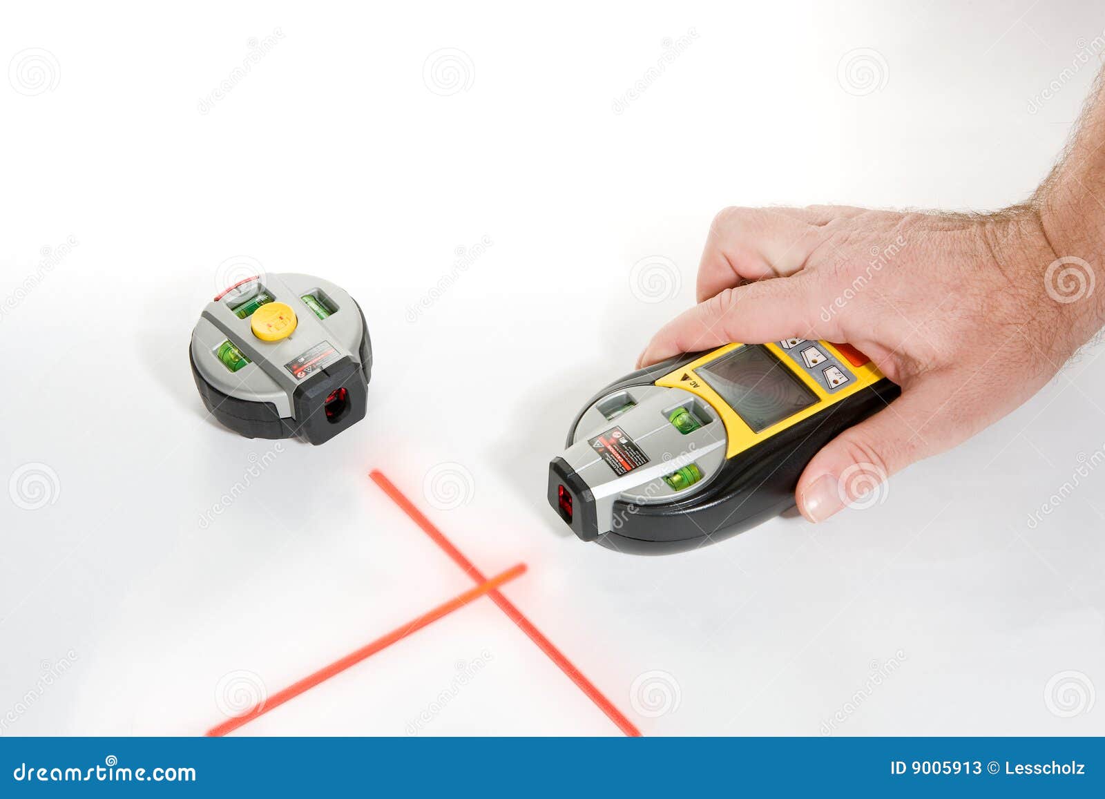 Electronic laser level stock image. Image of electronic - 9005913