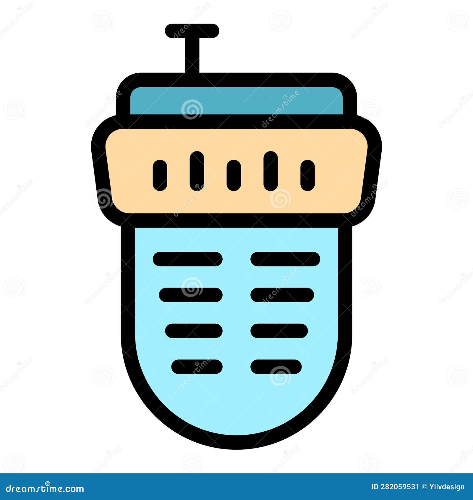 Two Color Azimuth Compass Vector Icon From Nautical Concept. Isolated ...
