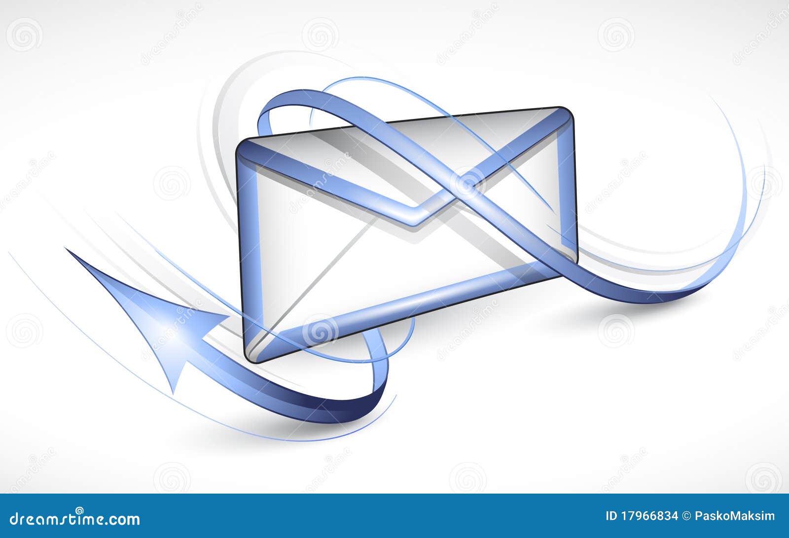 Electronic letter stock vector. Illustration of business - 17966834