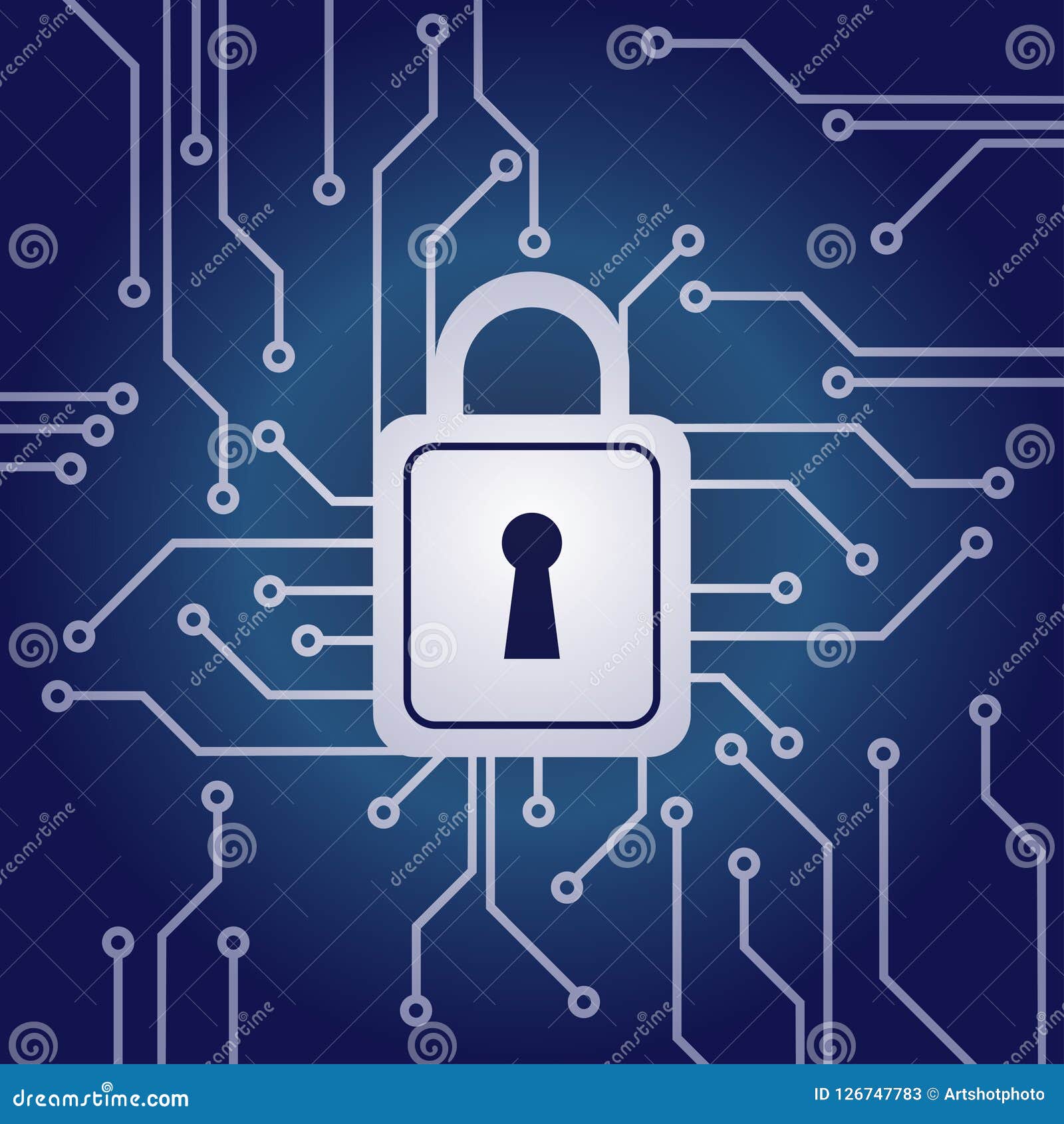 Electronic Lock Icon. Elements Of Cyber Security Icon. Premium Quality ...