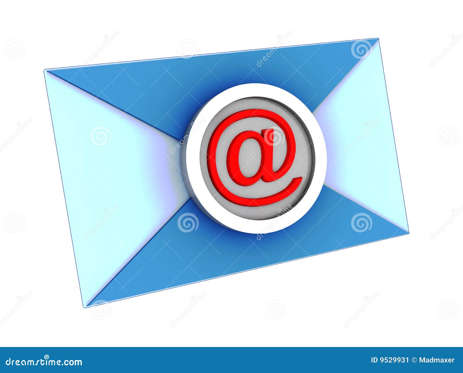 Electronic Mail Envelope Stock Image - Image: 9529931