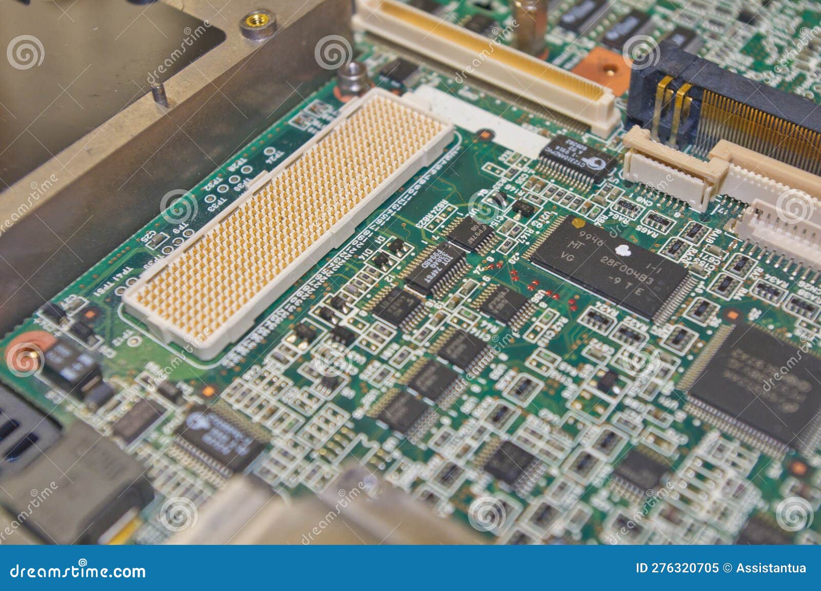 Electronic Main Board Close-up Stock Image - Image of main, circuit ...