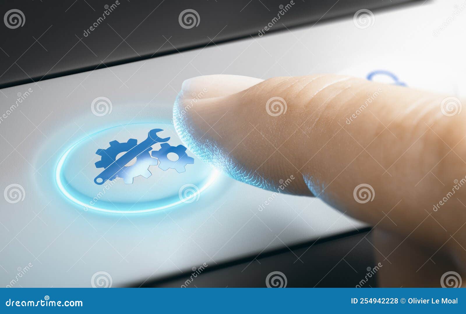 Electronic Maintenance Service Stock Photo - Image of corrective ...