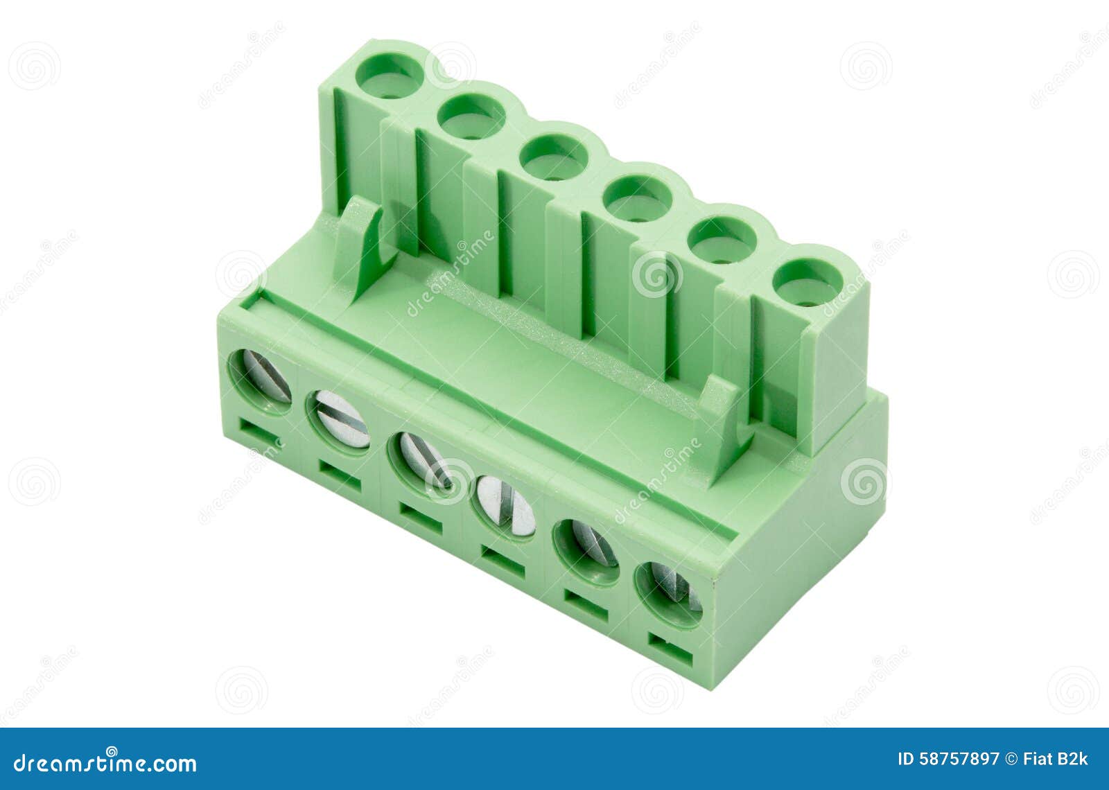 Electronic Male Connector 6 Poles Stock Image - Image of engineer ...